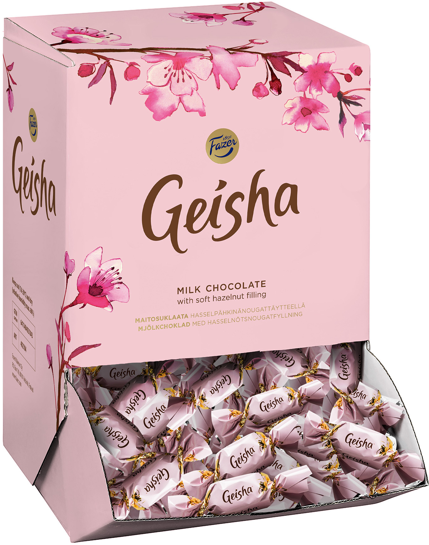 Fazer Geisha ‐suklaakonvehti, 3 kg – Tukkupakkaukset – Makeiset ja ...